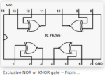 Digital Electronics Fundamentals 3: XOR and XNOR gates – eleneasy.com